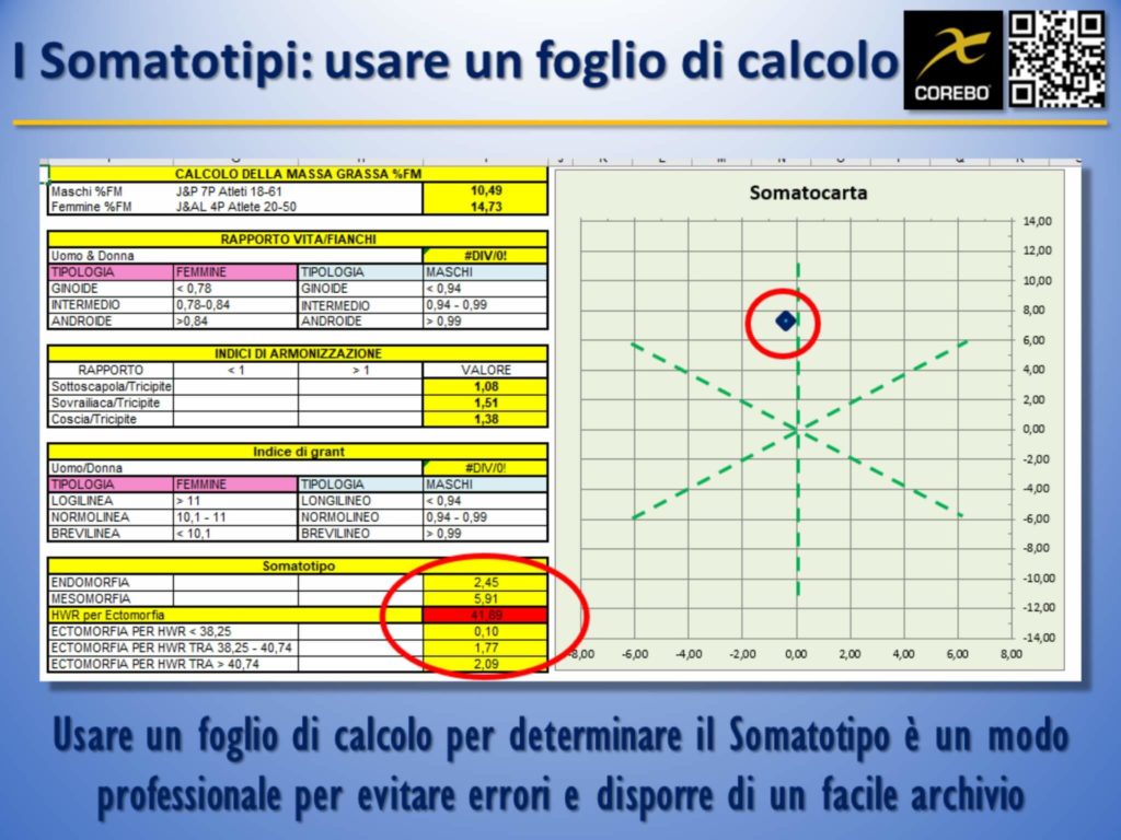 Somatotipo e Somatocarta nella composizione corporea - COREBO