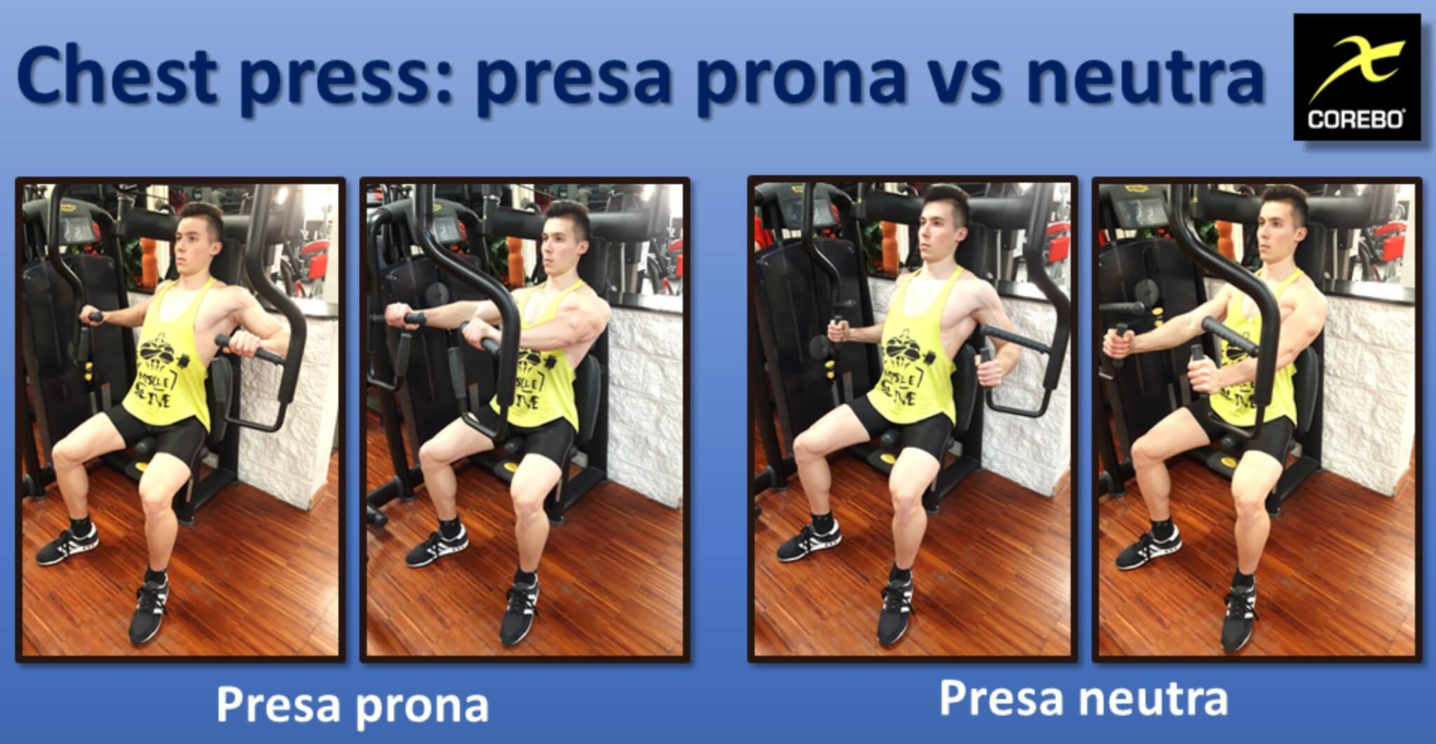 Chest Press e allenamento pettorali in palestra - COREBO